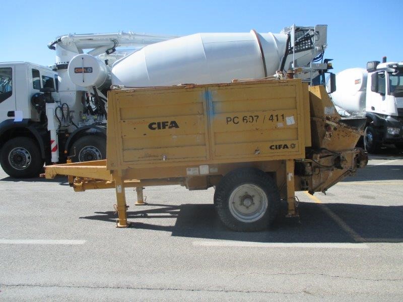 Cifa PC 607/411 D7 portable concrete pump - Piolanti
