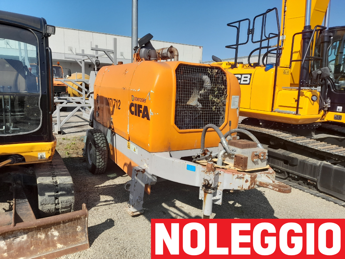 Cifa concrete trailer pump PC 1007/712 D8 | Piolanti